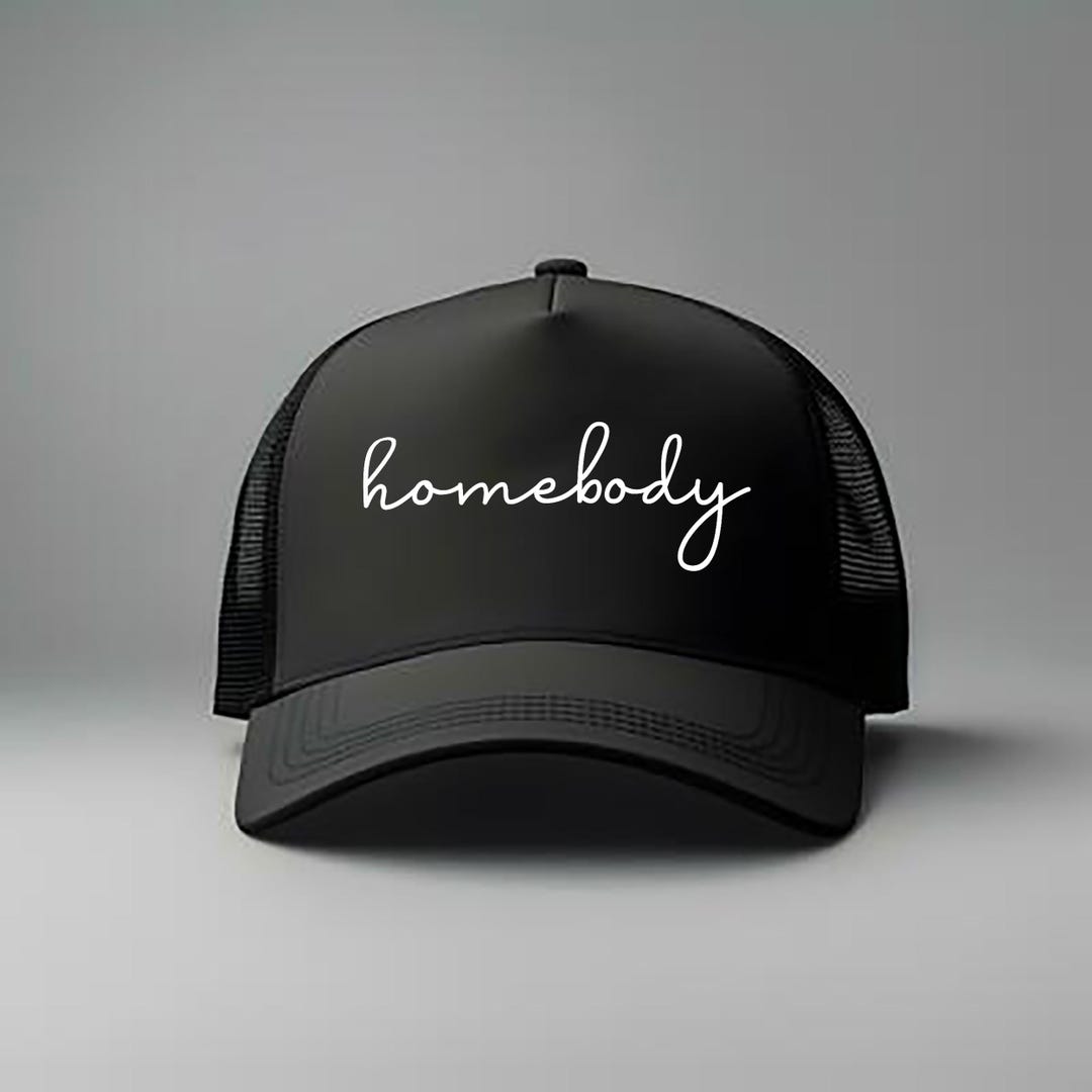 Homebody Foam Mash-back Trucker Cap, Graphic Hat, Mom Life Cap, Stay at ...