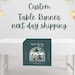Custom Table Runner With Business Logo, Custom Table Runner for Events ...