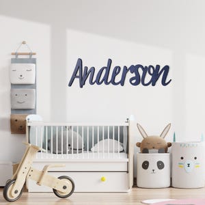 Baby Name Wall Sign, Baby Wall Sign, Newborn Name Sign, Wall Decoration ...