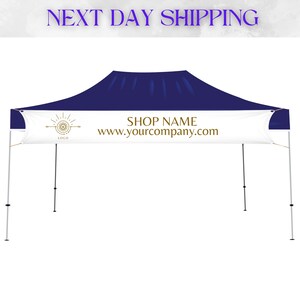 Custom Tent Banner, Personalized Advertising Event Banner, Logo ...