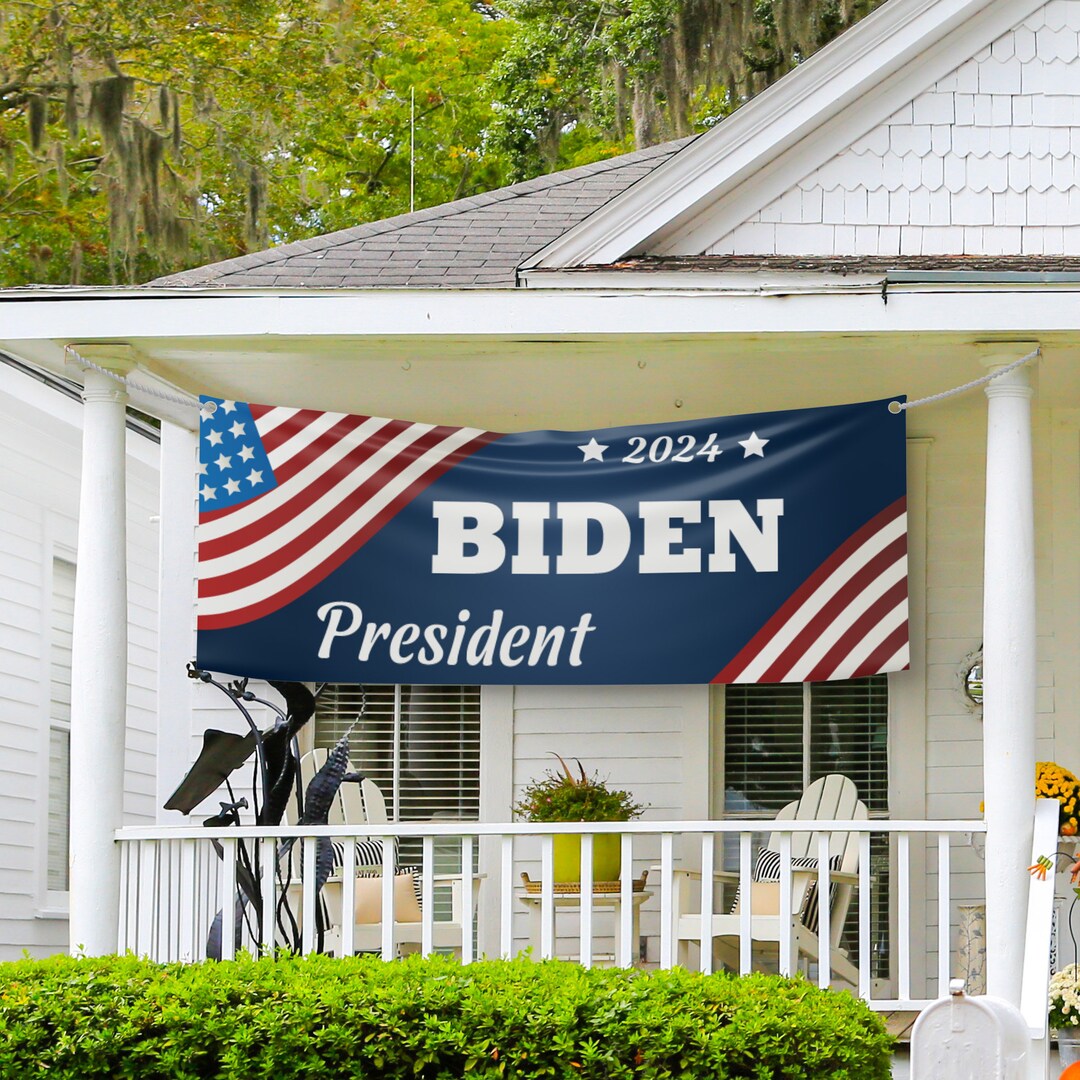 2024 Biden President Banner, Election Banner, Heavy Duty Vinyl Banner ...