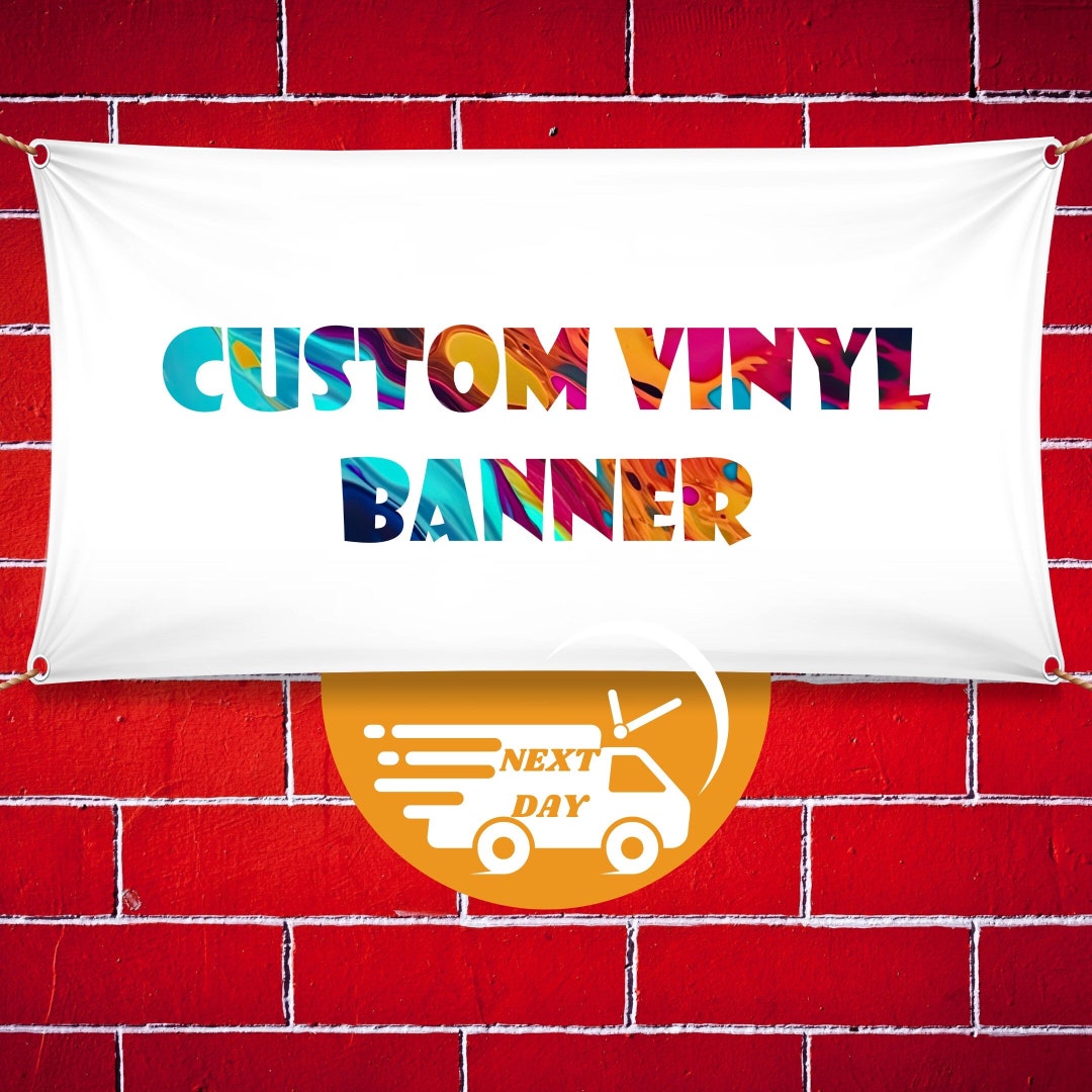 Custom Vinyl Banner Personalized Advertising Event Banner Print Image ...