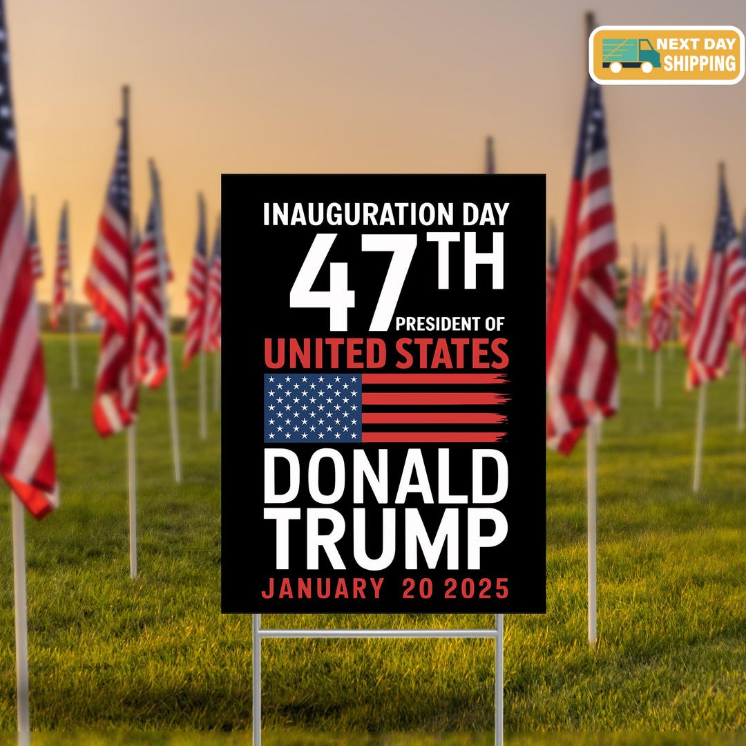 Donald Trump Yard Sign, Trump 2024, Political Sign, Trump Sign, Yard ...