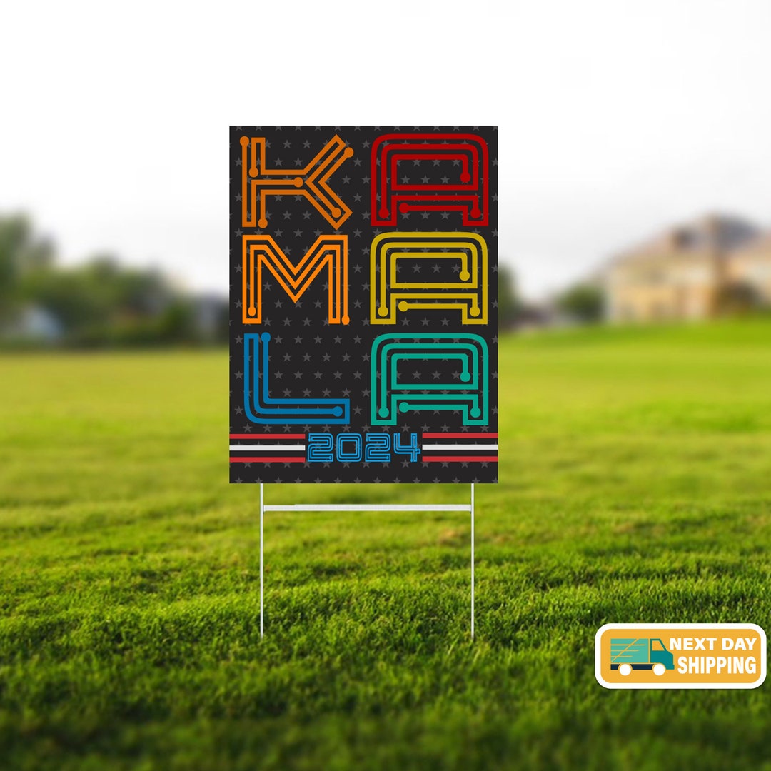 Kamala Harris Yard Sign, Kamala Harris, Kamala 2024 Yard Sign ...