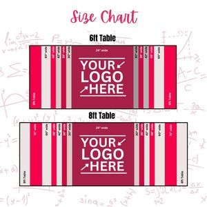 Custom Table Runner With Business Logo, Custom Table Runner for Events ...