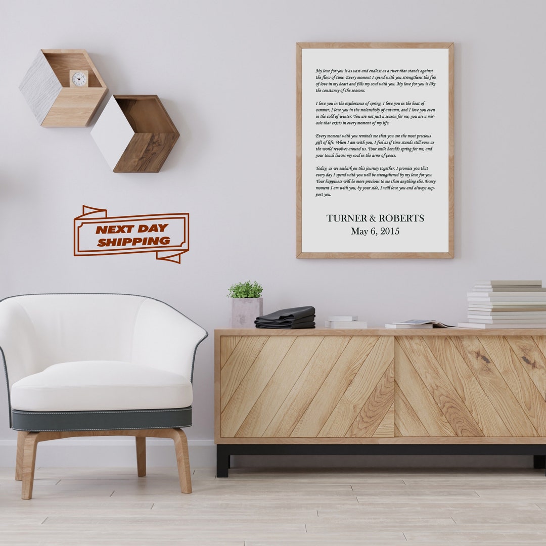 Custom Text Print, Custom Speech Framed Print, Personalized Eulogy ...