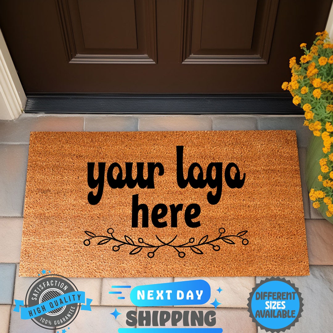 Custom Logo Doormat, Logo Doormat, Business Doormat, Front Door Mat ...
