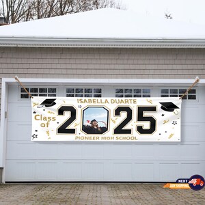 Personalized Graduation Banner, Graduation Announcement, Personalized ...