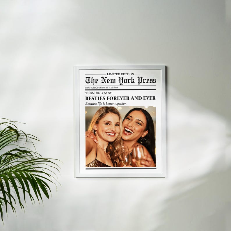 Because It's Iconic Newspaper Print, Custom Newspaper Print ...