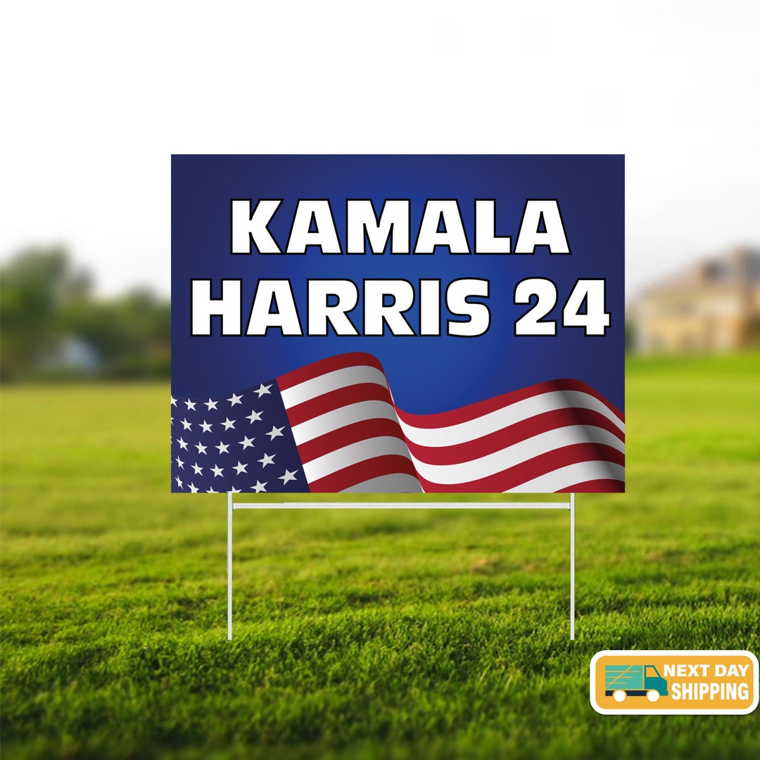 Kamala Harris Yard Sign, Kamala Harris, Kamala Harris President 2024 ...