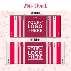 Custom Table Runner With Business Logo, Custom Table Runner for Events ...