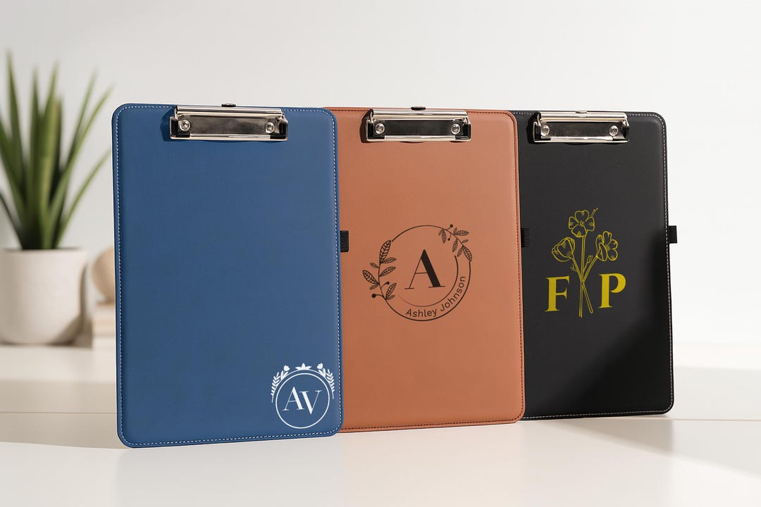 Custom Clipboard, Personalized Monogram Clipboard, Engraved Clipboard ...