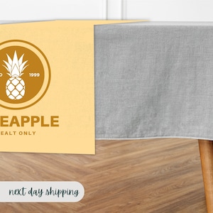 Custom Table Runner With Business Logo, Custom Table Runner for Events ...