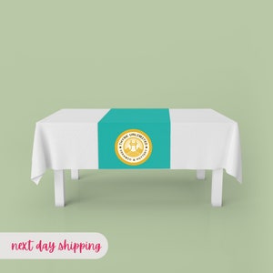 Custom Table Runner With Business Logo, Custom Table Runner for Events ...