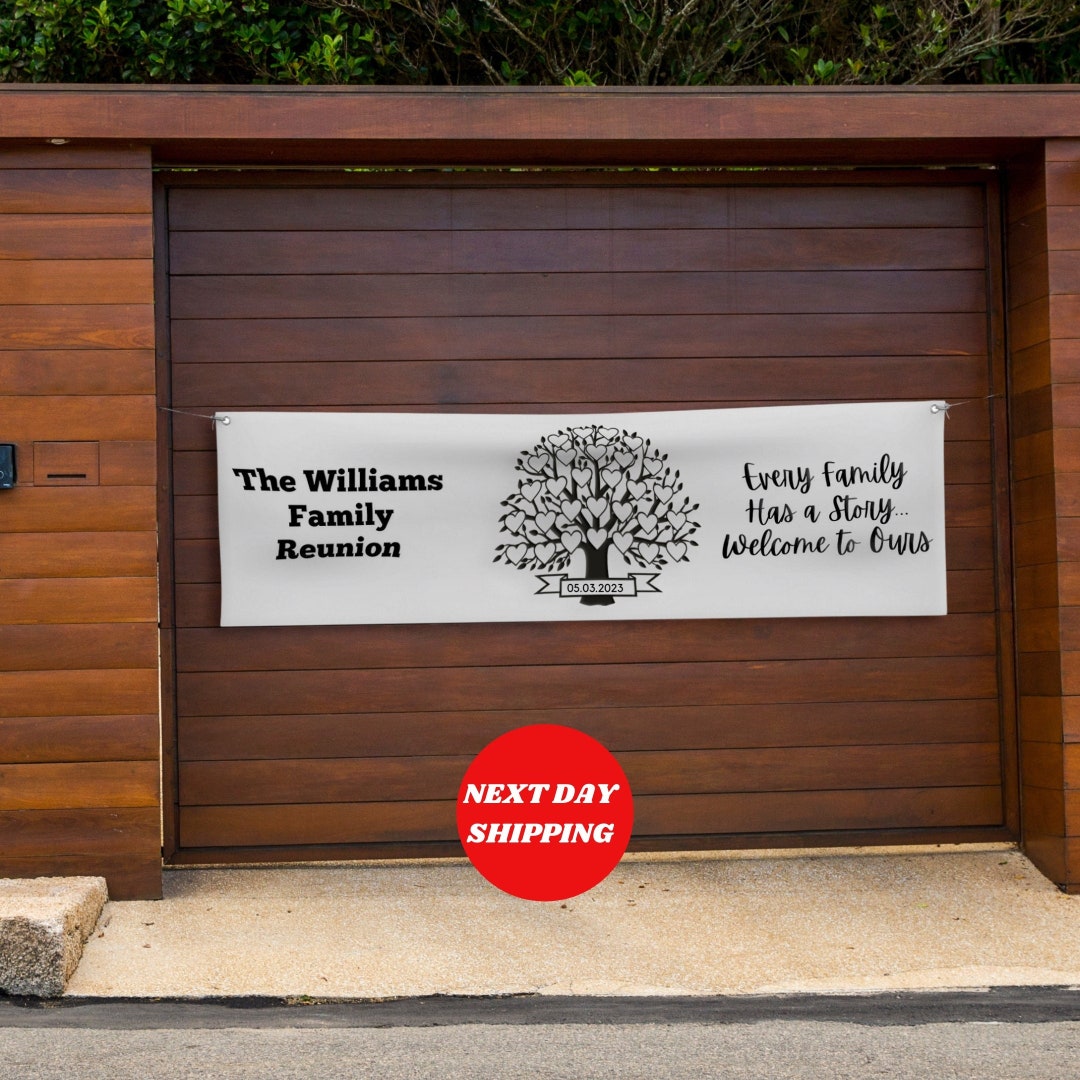 Family Reunion Banner, Family Reunion Decor, Custom Family Reunion ...