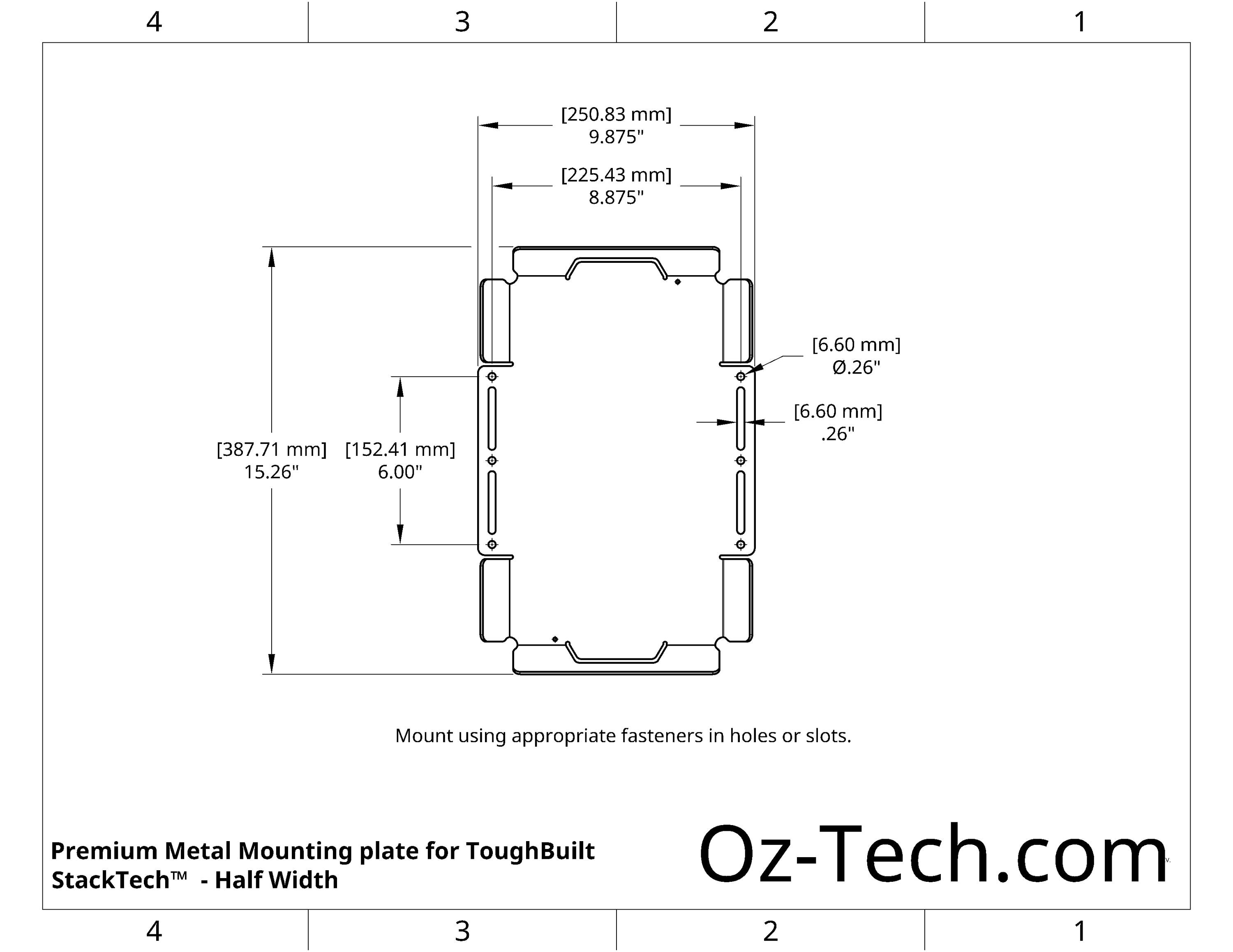 Toughbuilt Stacktech - Premium Metal Mounting Plate - Etsy