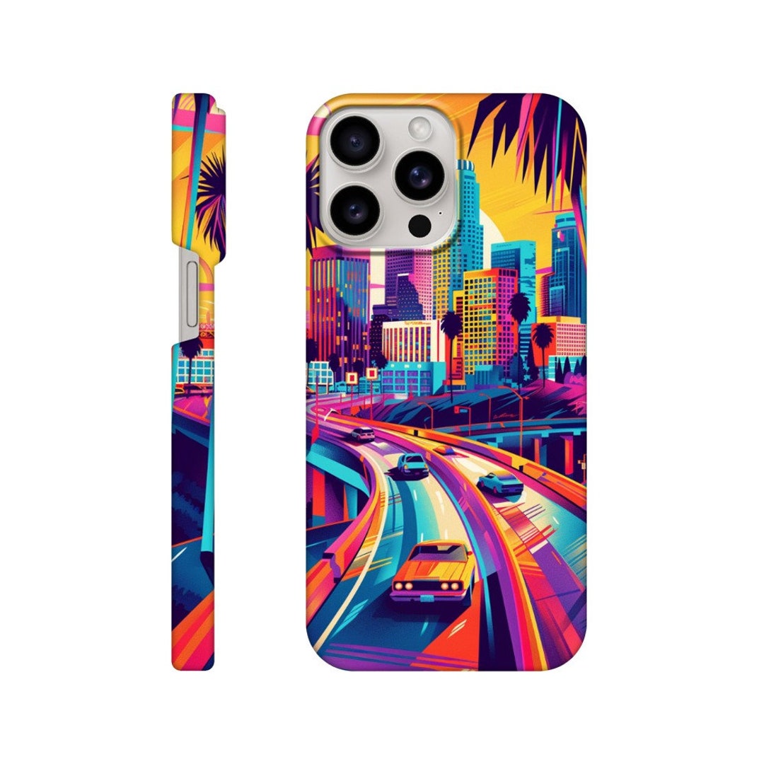 90s Iconic LA Cityscape Slim Case - Etsy