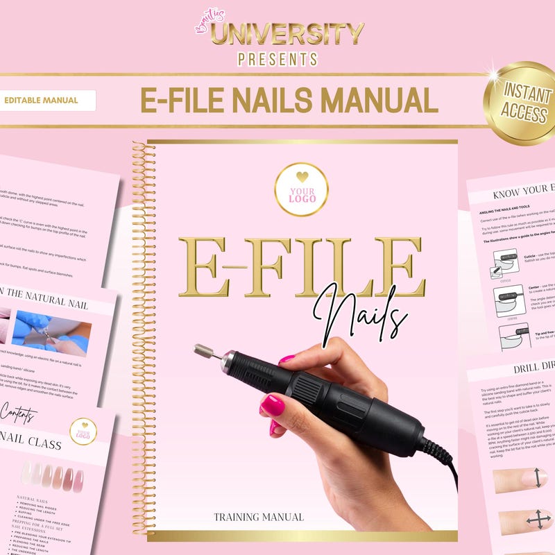 E File Nail Course - Etsy UK