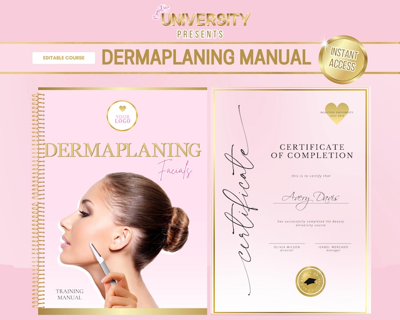 Dermaplaning Training Manual, Educator Training Guide, Dermaplaning ...