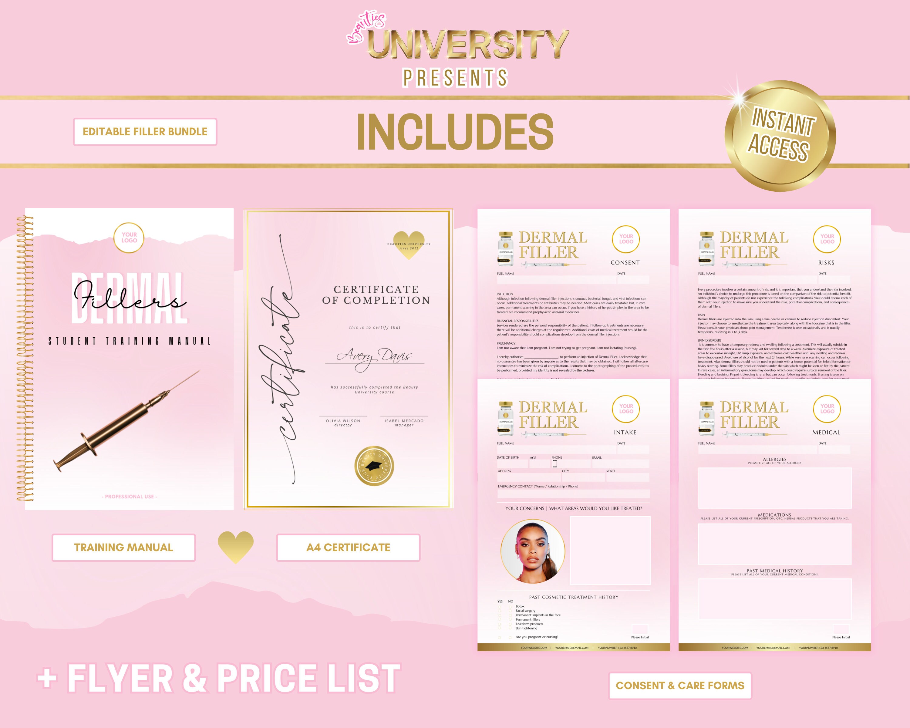 Dermal Fillers Training Manual, Dermal Filler Tutors Course ...