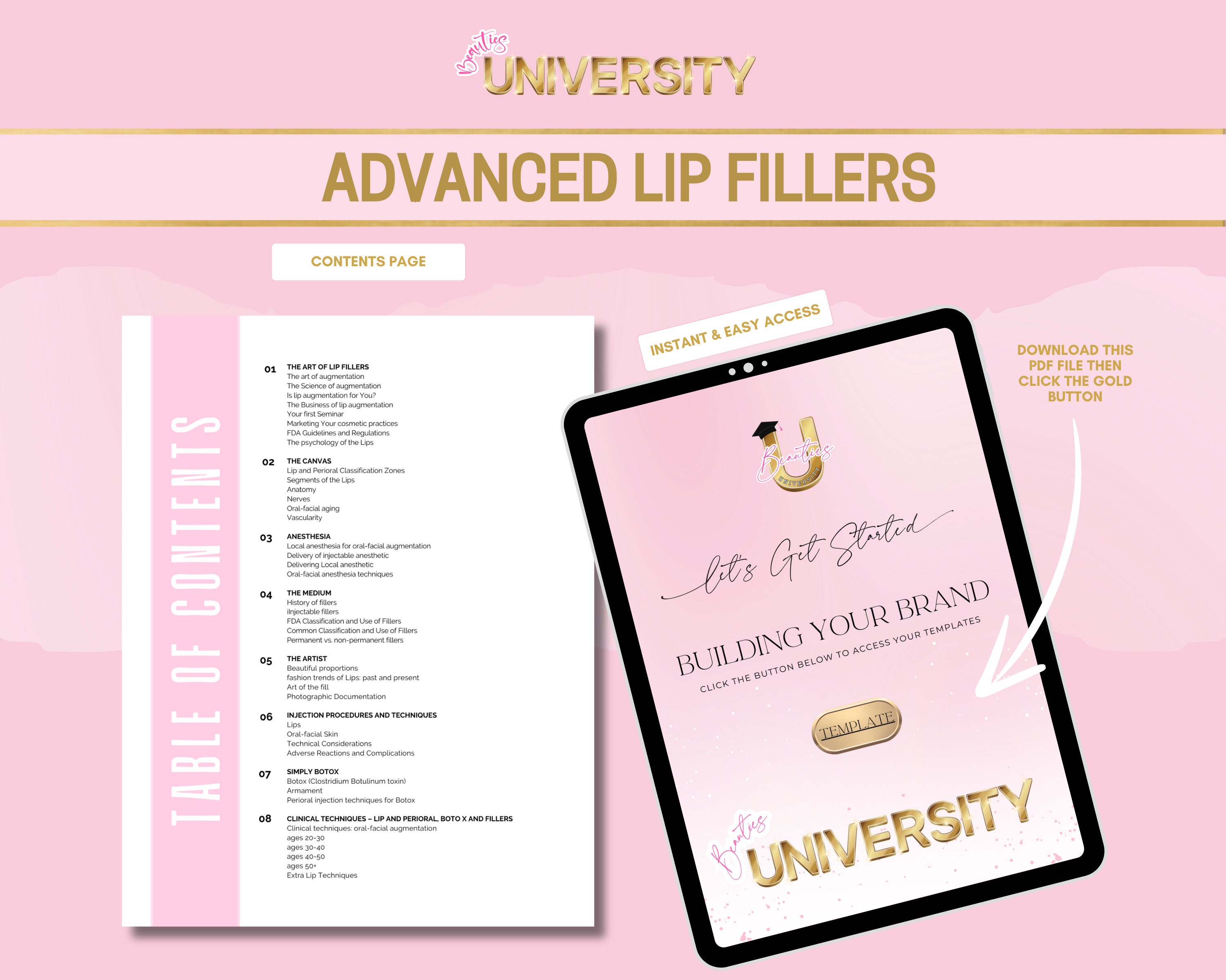 Advanced Lip Fillers Training Manual, Lip Filler Tutors Course ...
