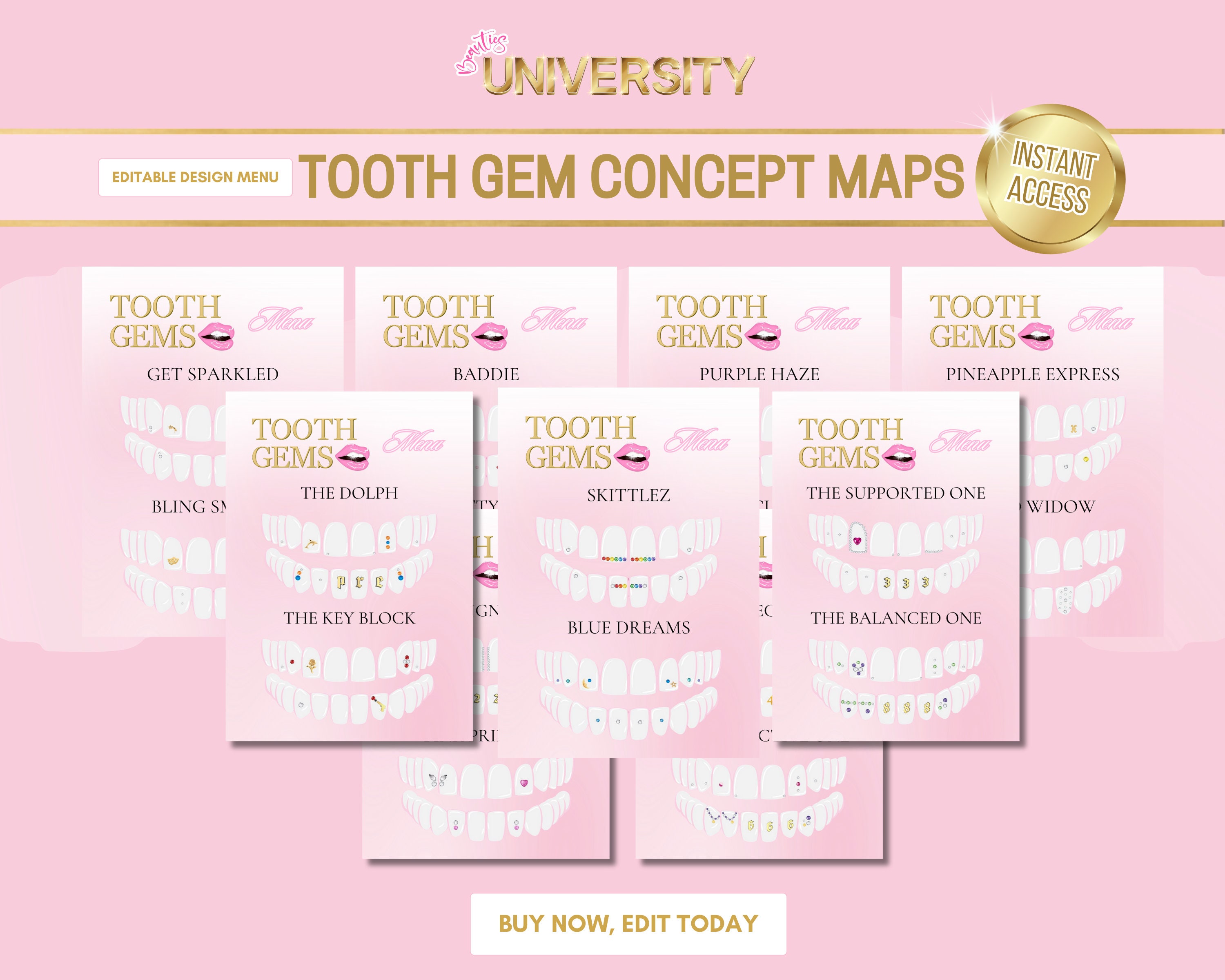 Tooth Gem Designs, Tooth Gem Maps, Tooth Gem Ideas, Tooth Gem Design ...
