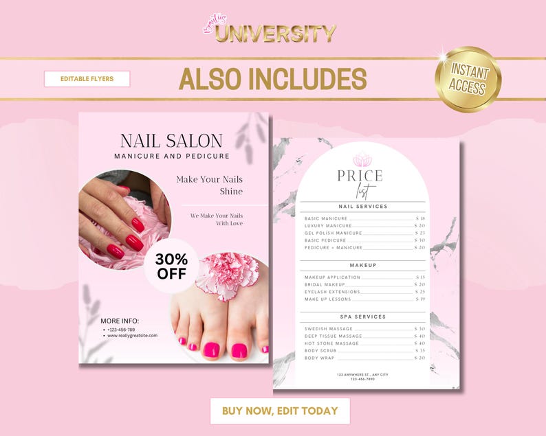 Manicure Pedicure Training Manual, Manicure Guide, Certificate, Nails Course, Nail Technician ...