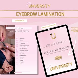 Eyebrow Lamination Training Course Bundle, Brow Lamination Training ...