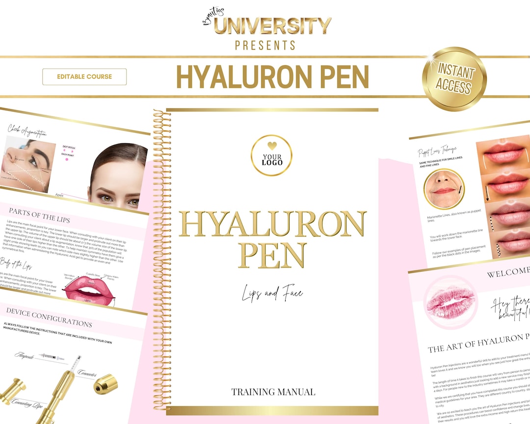 Hyaluron Pen Manual, Hyaluron Pen Training, No Needle Filler Study ...