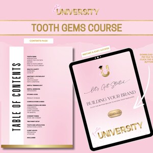 Tooth Gems Training Manual, Certificate, Tooth Gems Flyers, Tooth Gems ...