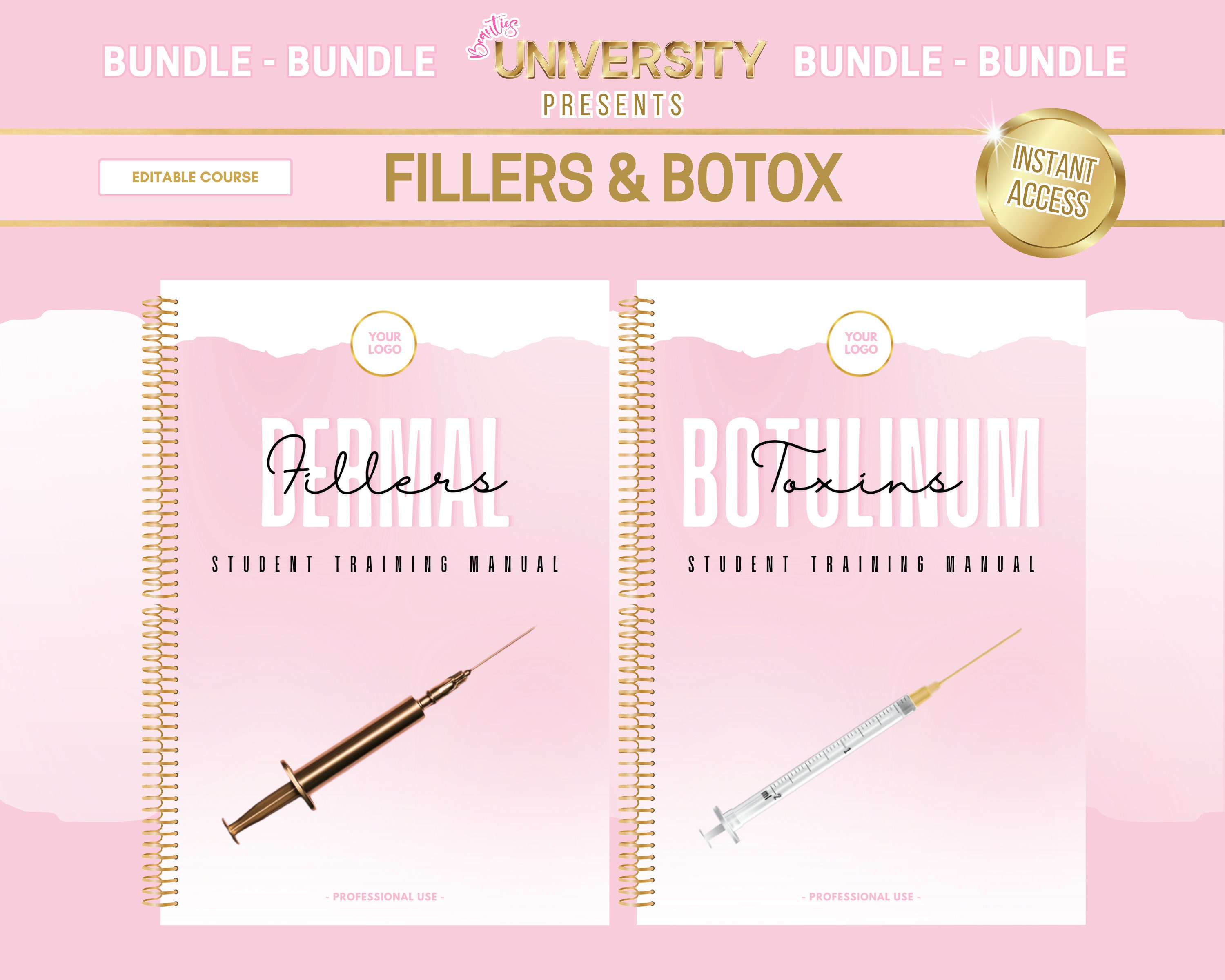 Aesthetic Injectables Training Manuals, Botulinum Toxins Training ...