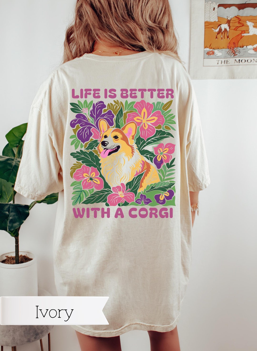 Life is Better With A Corgi Comfort Colors® Shirt, Corgi Shirt, Corgi ...