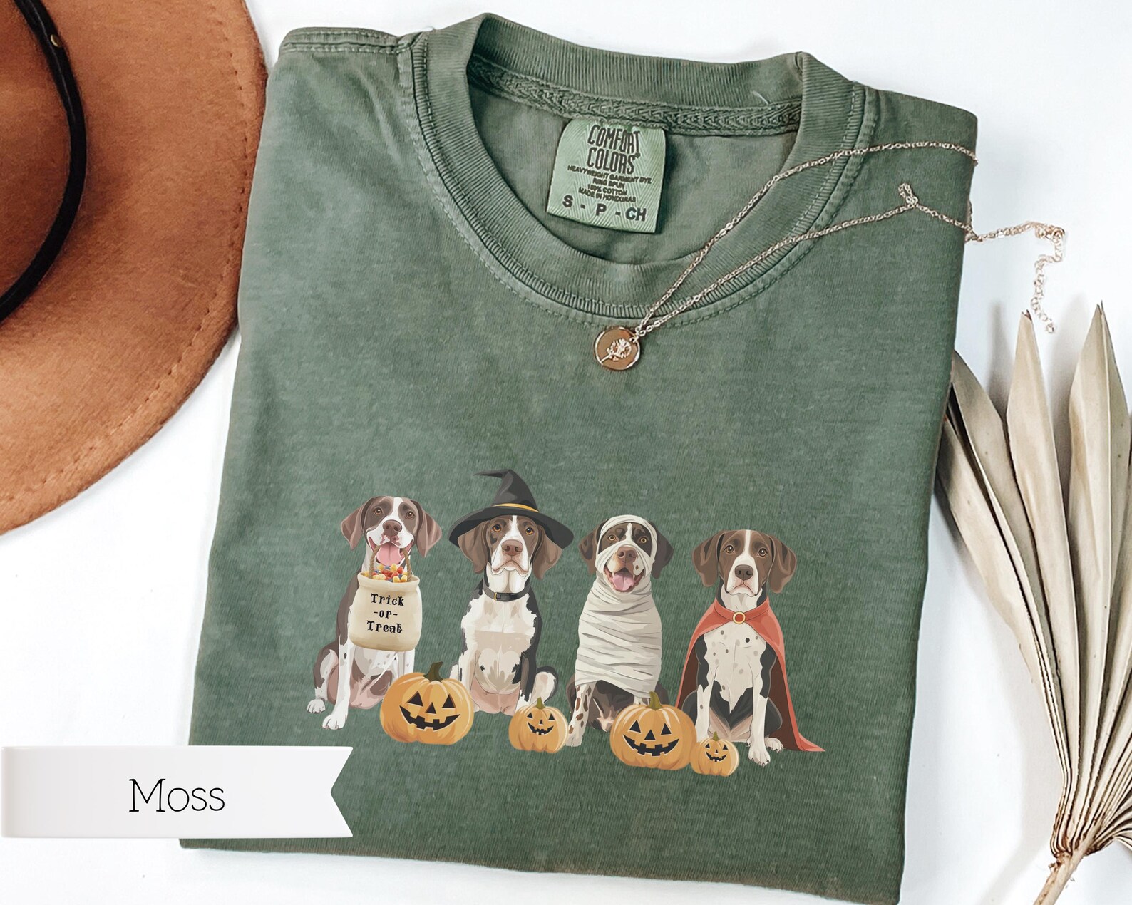 German Shorthaired Pointer Comfort Colors® Shirt, Dog Halloween Shirts ...