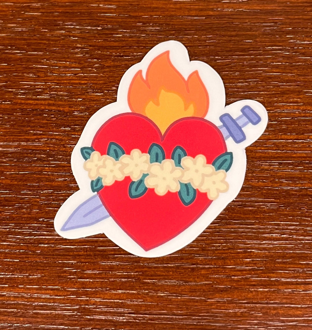 Immaculate Heart of Mary Sticker - Catholic Gifts - Etsy