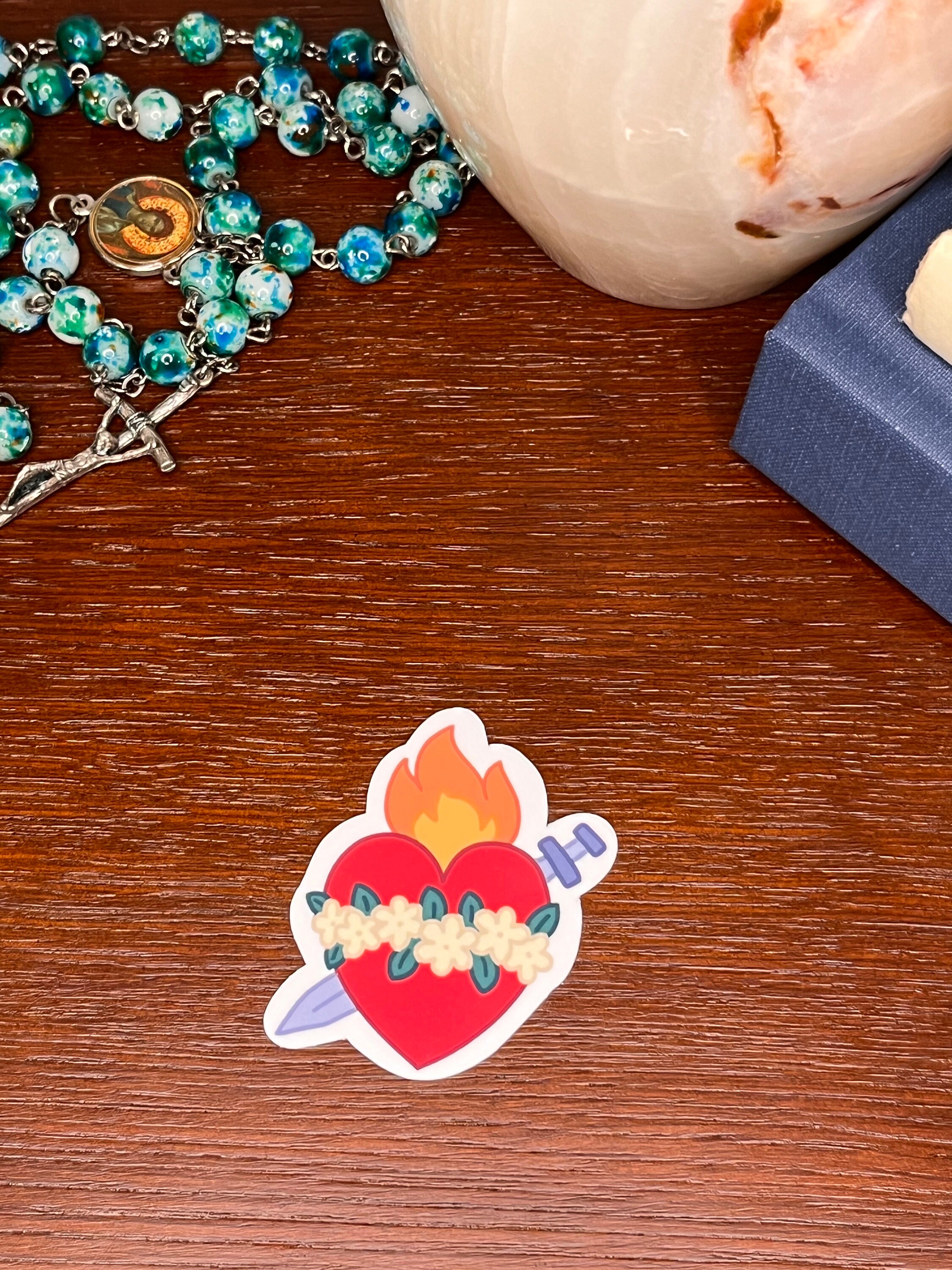 Immaculate Heart of Mary Sticker Catholic Gifts - Etsy
