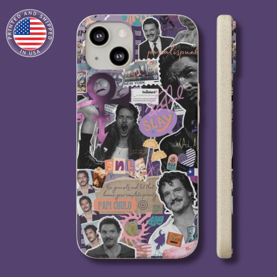 Pedro Pascal Phone Case Biodegradable Scrapbook iPhone Samsung Phone ...
