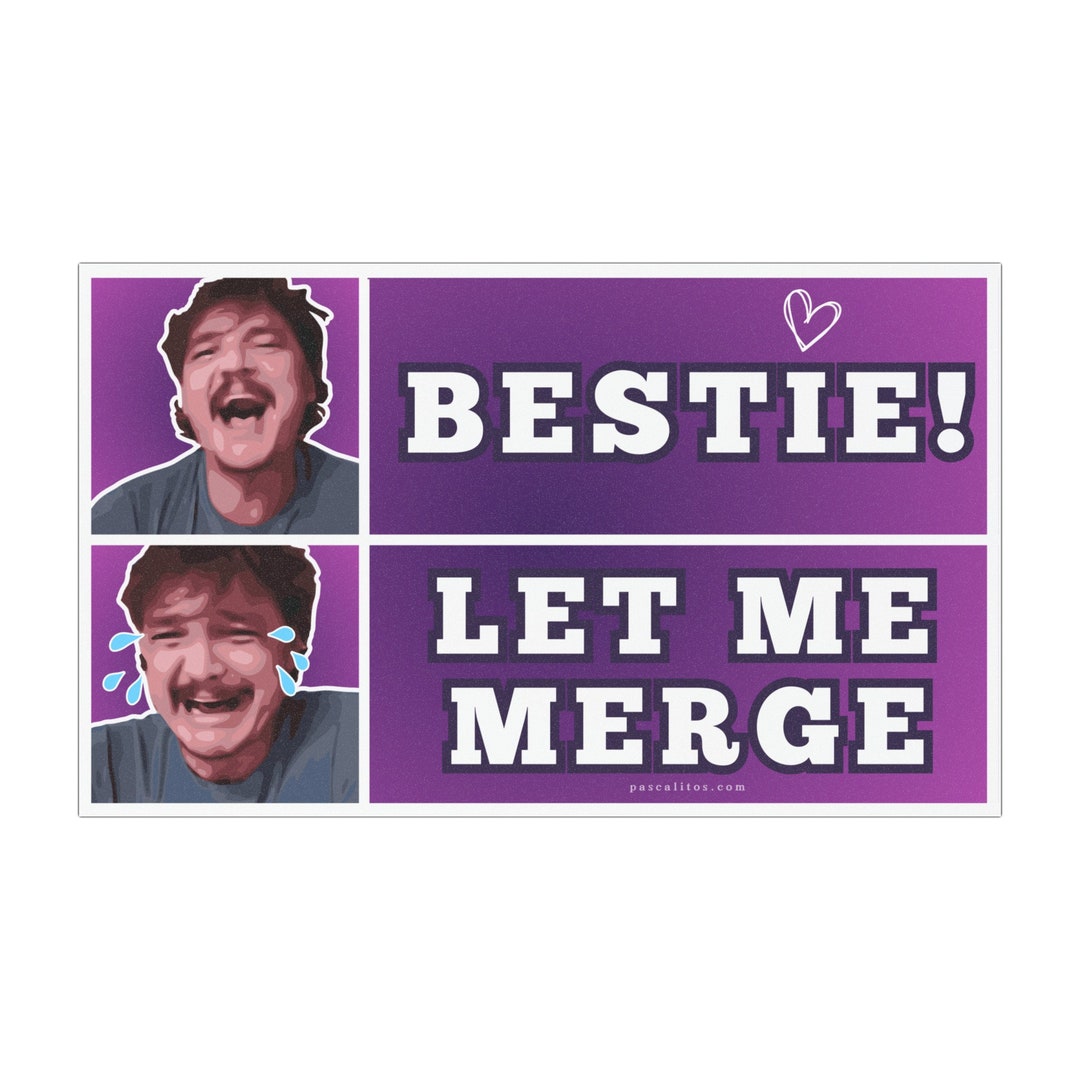 Pedro Pascal Car Magnet Funny Meme Bumper Sticker - Etsy