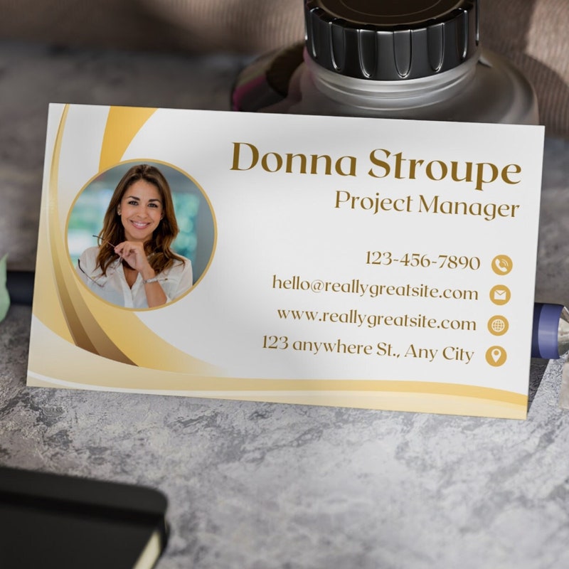 Custom Photo Business Cards - Etsy