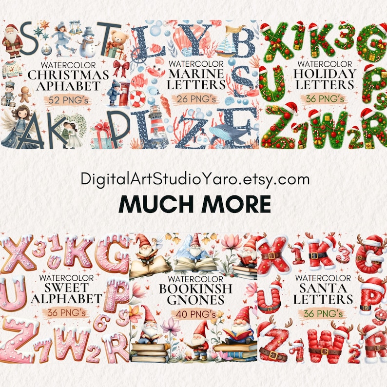 Watercolor Animal Alphabet Clipart Bundle | Cute Zoo Animals Letters ...