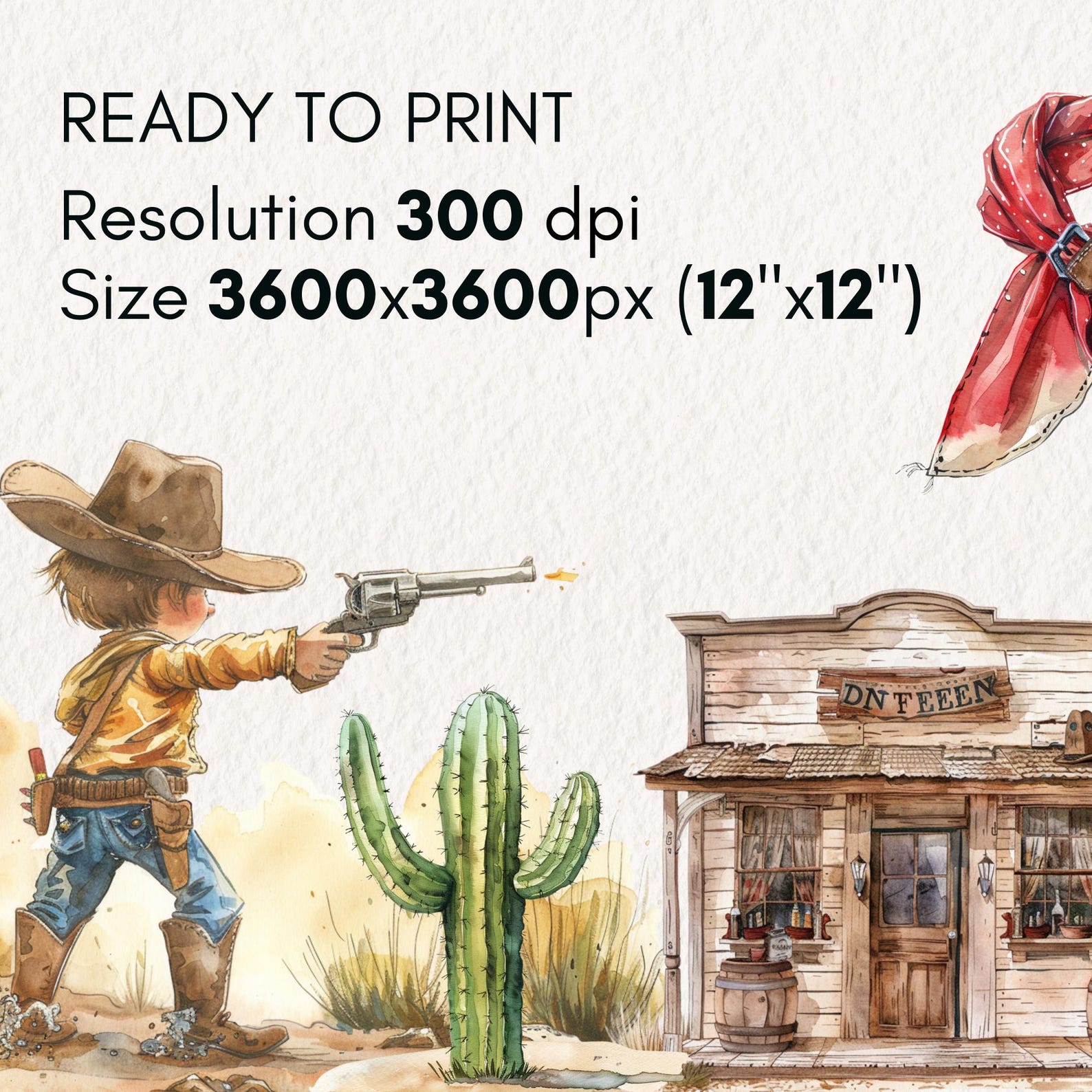 Cute Cowboy Clipart, Baby Cowboy PNG, Western Graphics, Rodeo Birthday ...