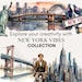 Watercolor New York City Clipart Bundle, NYC Skyline & Landmarks PNG ...