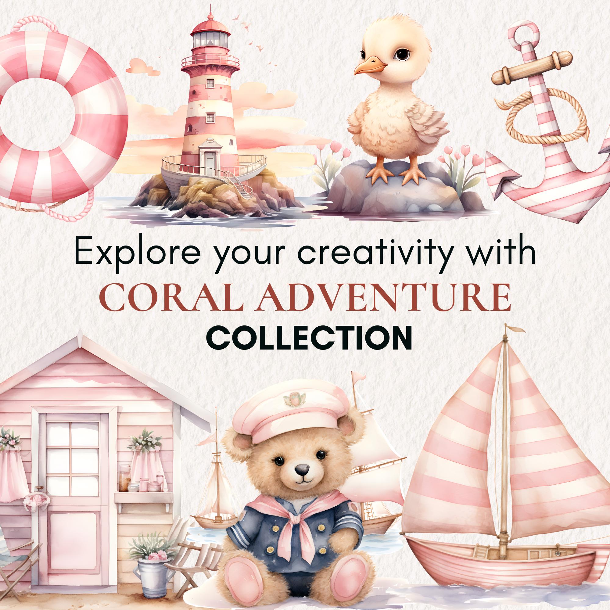 Watercolor Ocean Clipart, Undersea Animals, Cute Ocean Animals, Sailor ...