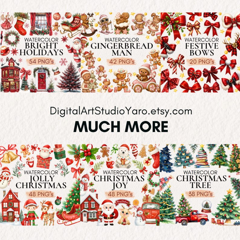 Watercolor Gingerbread Clipart | Christmas Cookie PNG | Cute Holiday ...