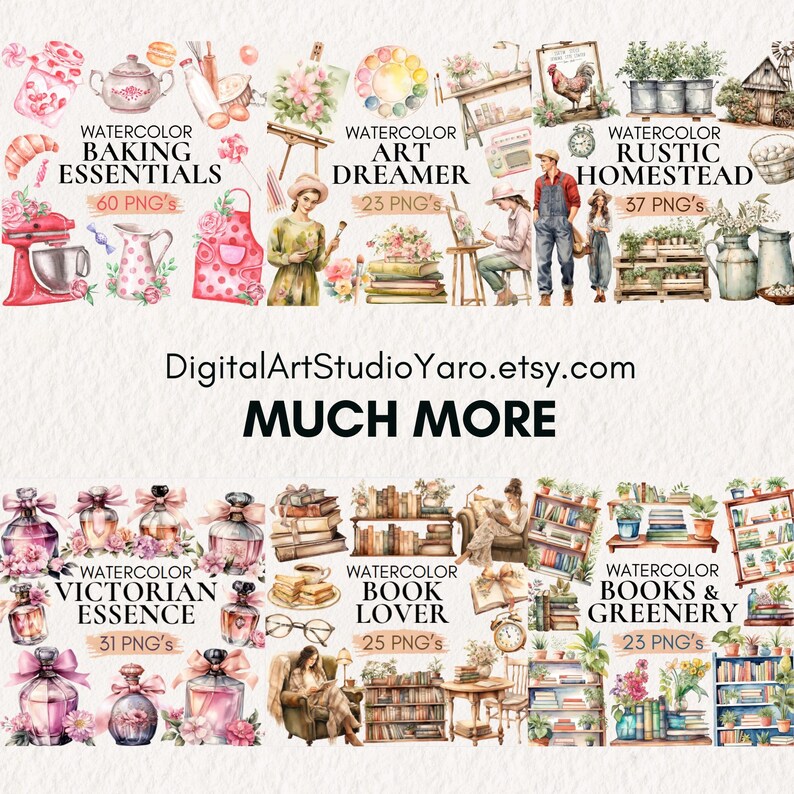 Watercolor Creative Tools Clipart, Art Supplies Clip Art, Paint Brushes ...