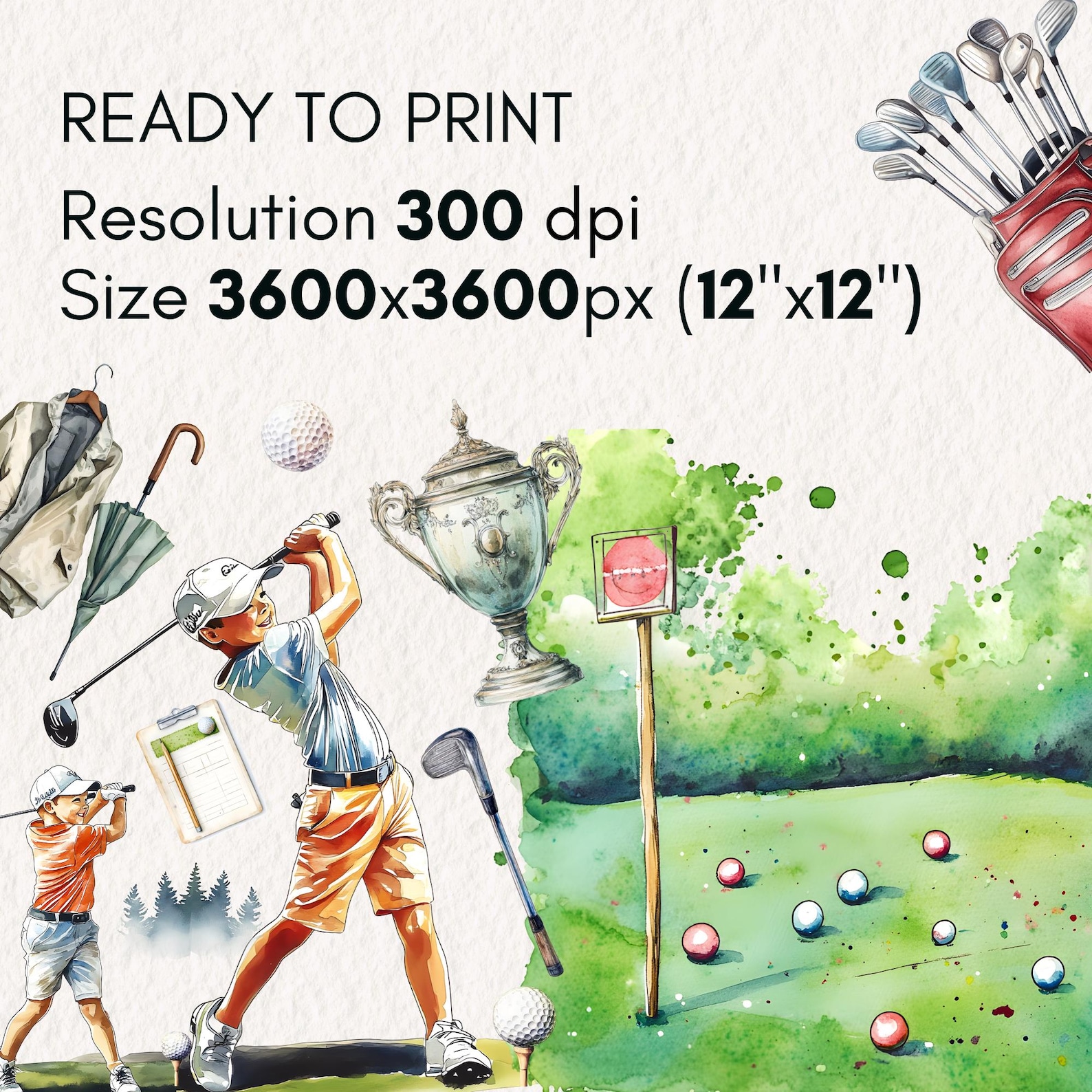 Golf Course Clipart, Golf Clipart, Golf PNG, Golf Clip Art, Sports Clip ...