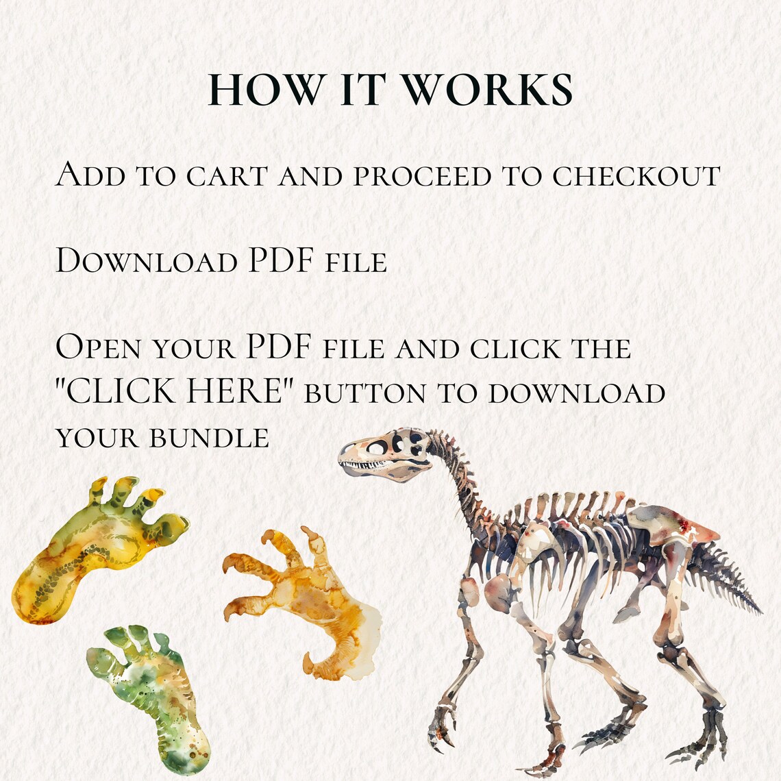 Watercolor Dinosaurs Clipart, Dino Clip Art, Dinosaur Birthday Party ...