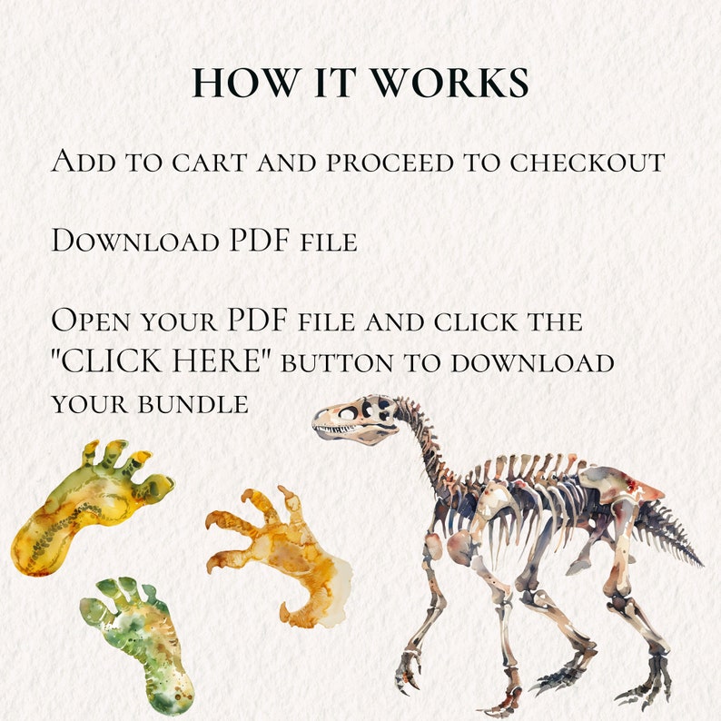 Watercolor Dinosaurs Clipart, Dino Clip Art, Dinosaur Birthday Party ...