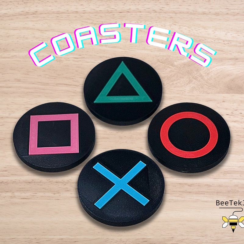 Desk Coaster Video Game - Etsy