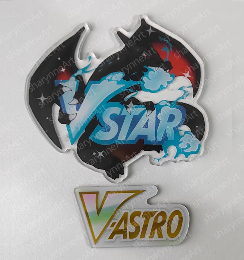 Handmade VSTAR Marker Pokémon TCG several Options on Stock Charizard ...