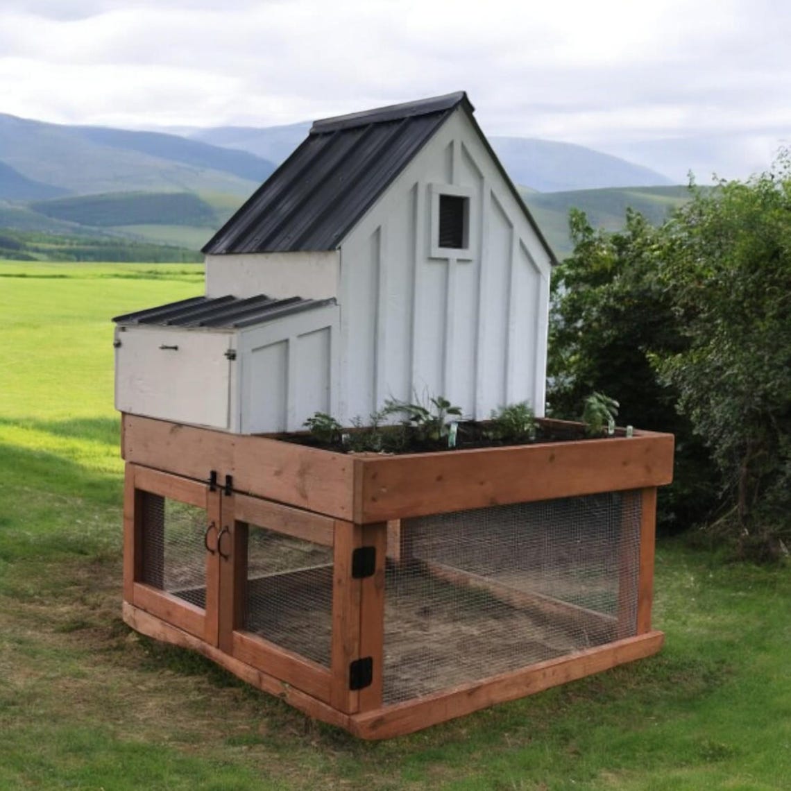 Small Chicken Coop Plans, Simple Easy Chicken Coop Plans, Garden ...